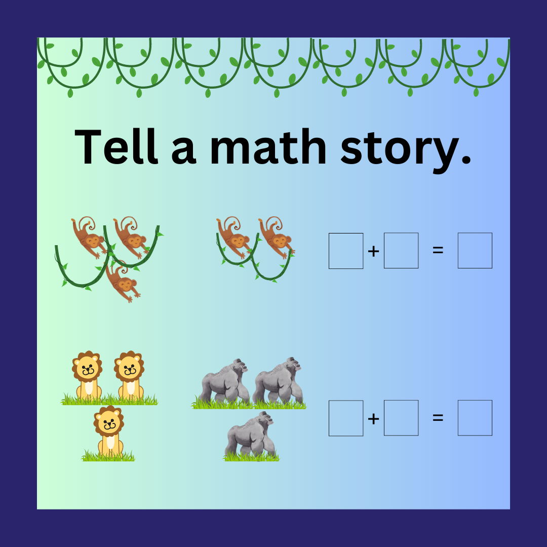 Tell a Math Story - The Homeschool Safari